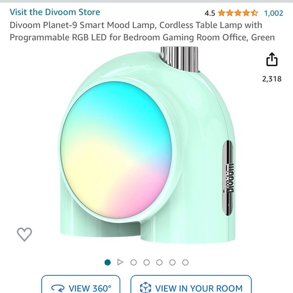 divoom | Other | Divoom Planet9 Smart Mood Lamp | Poshmark